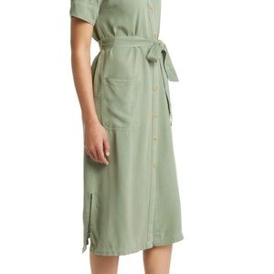 Caslon | Dresses | Nwt Caslon Tie Waist Shirt Dress | Poshmark